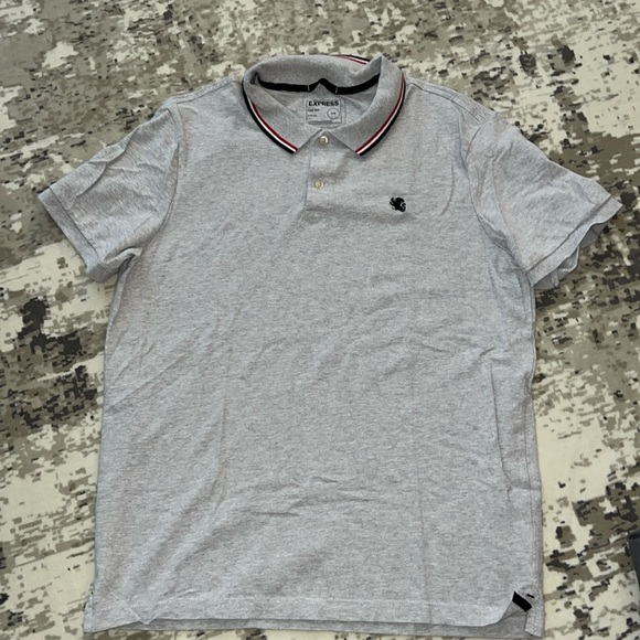 Express | Shirts | Express Logo Piqu Polo | Poshmark